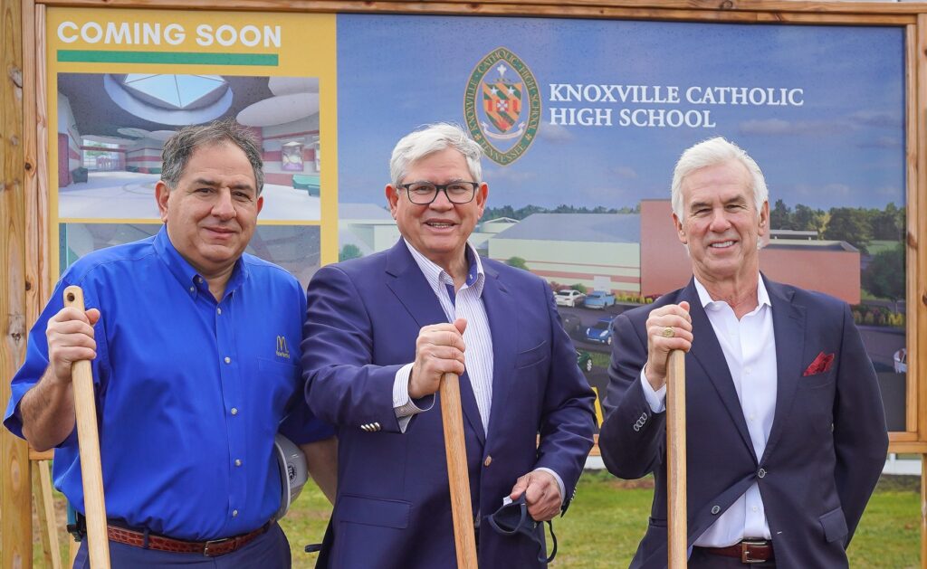 Construction nears for new auditorium at Knox Catholic High - Knox TN Today