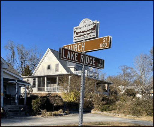 Historic District of Concord sign - Knox TN Today