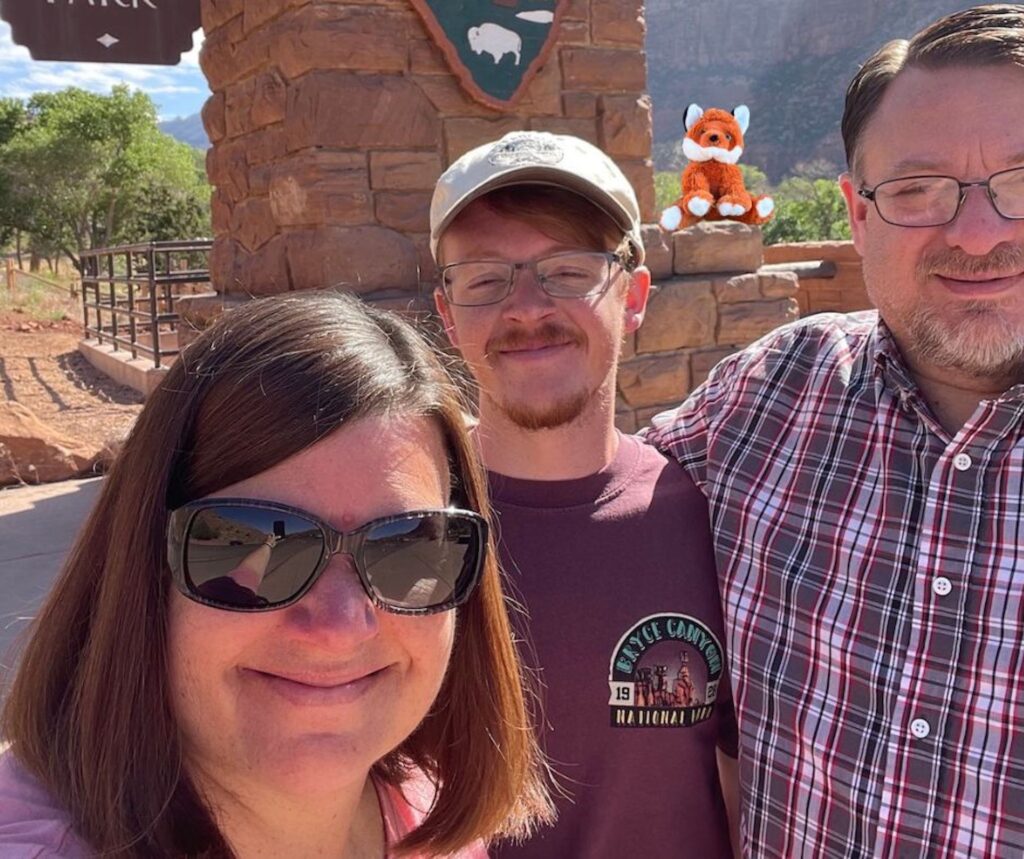Knox the Fox hikes the Mighty 5 with the Childers family - Knox TN Today