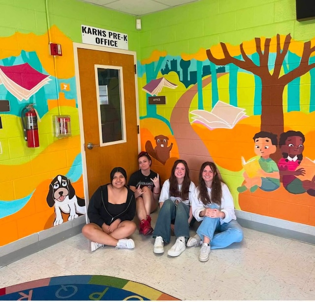 Karns pre-K receives mural from Karns High artists - Knox TN Today